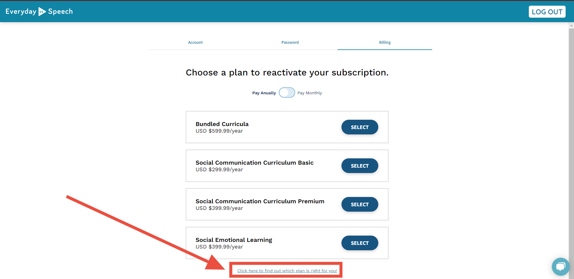 How to reactivate my canceled subscription